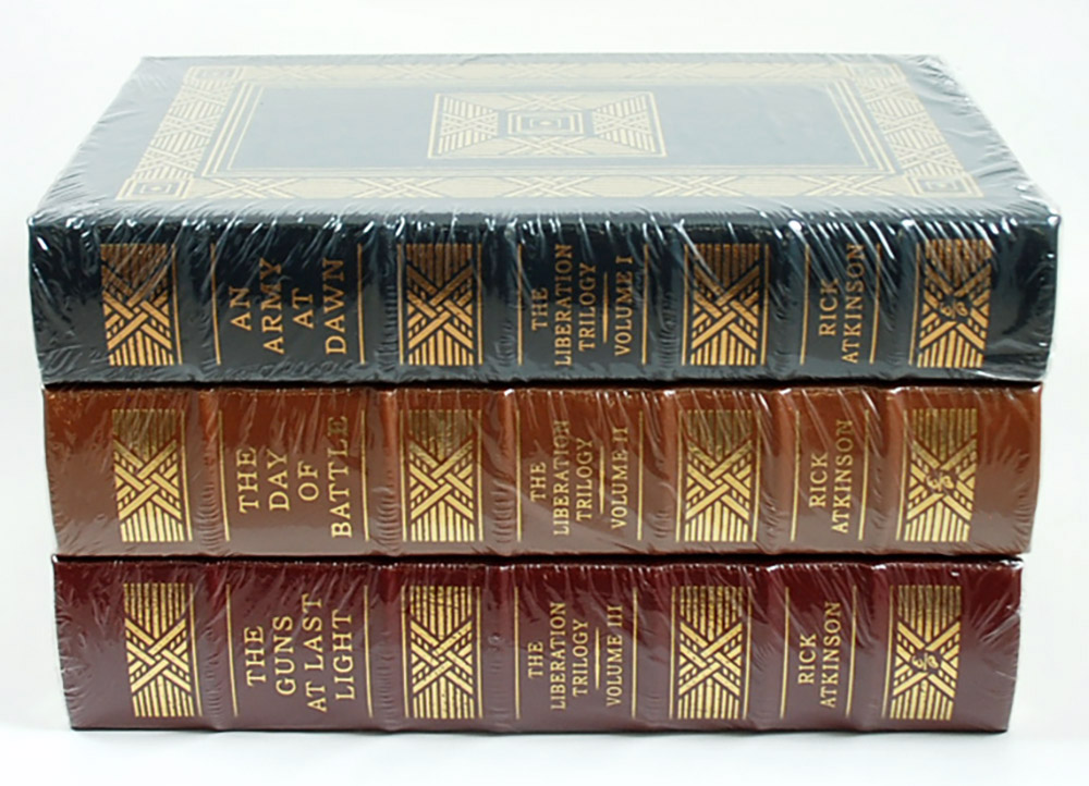 Easton Press - Rick Atkinson "The Liberation Trilogy" Leather Bound ...